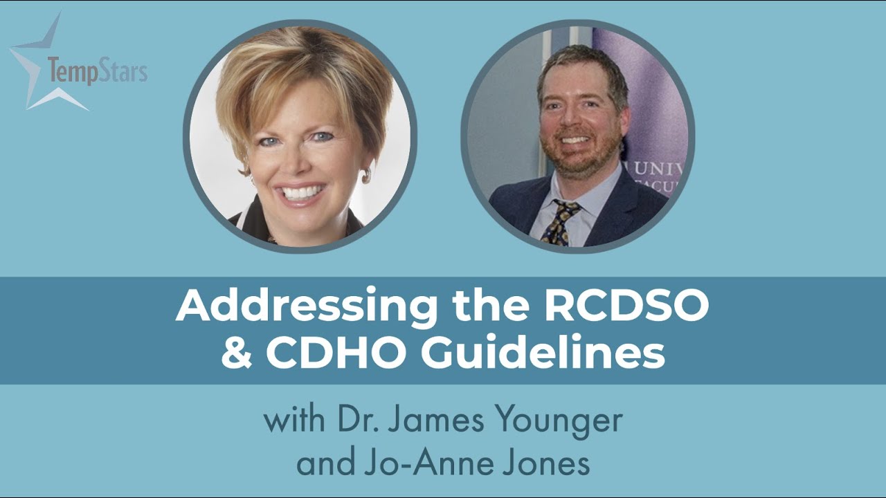Discussing RCDSO & CDHO Guidelines with Jo-Anne Jones & TempStars ...