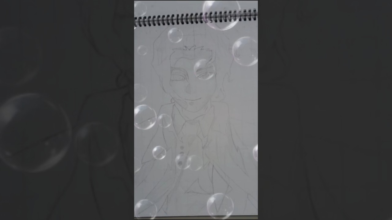 MUZAN DRAWING OUTLINE #anime #drawing #shorts - YouTube