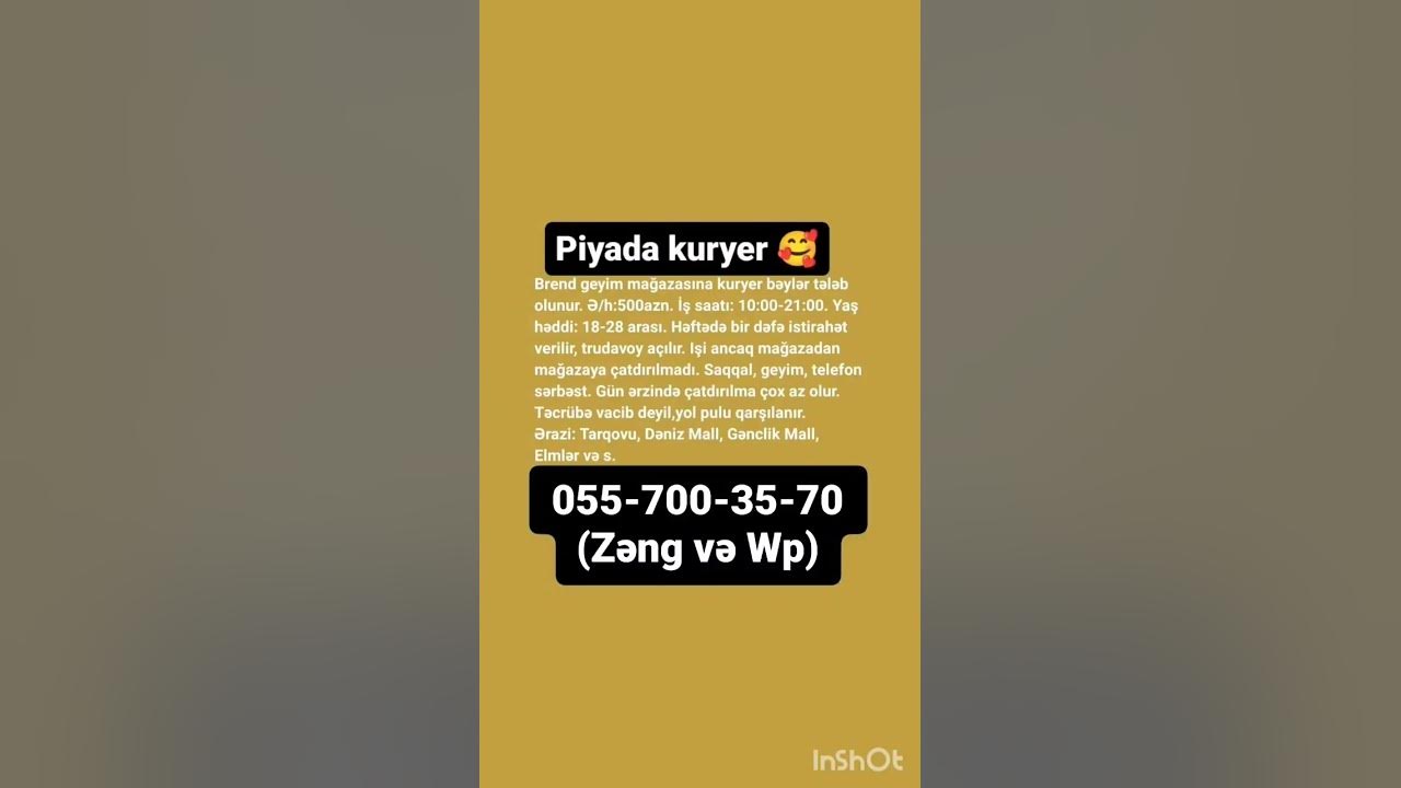 Piyada kuryer - YouTube