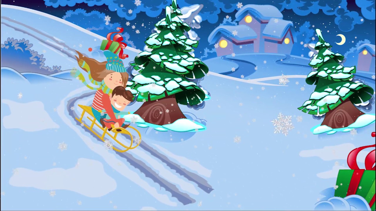 Saniuta fuge nimeni n-o ajunge. Cantec de iarna pentru copii- Video ...