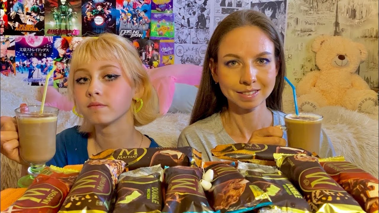 МУКБАНГ🍦МОРОЖЕНОЕ МАГНАТ/Отвечаем на вопросы/MUKBANG ICE CREAM MAGNATE ...