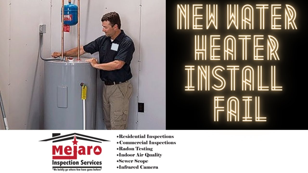 Newer Water Heater - Inspections Today with Mejaro Inspection Services ...