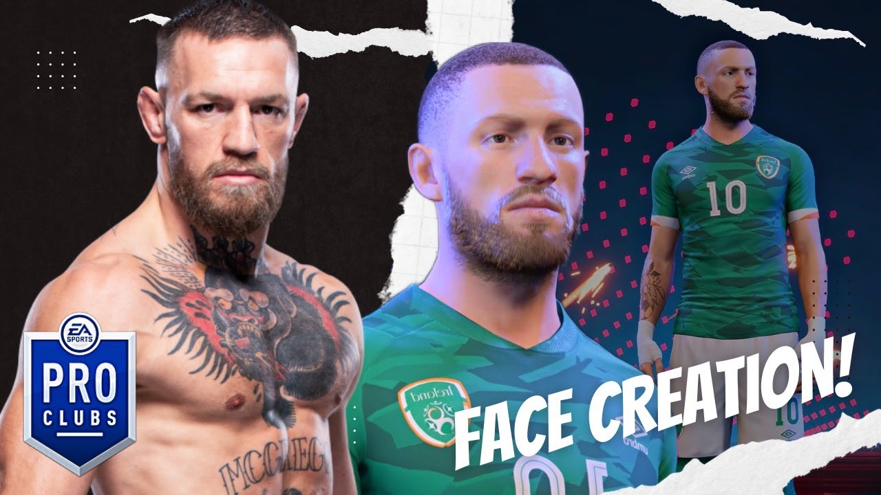 FIFA 23 CONNOR MCGREGOR Face Creation - YouTube