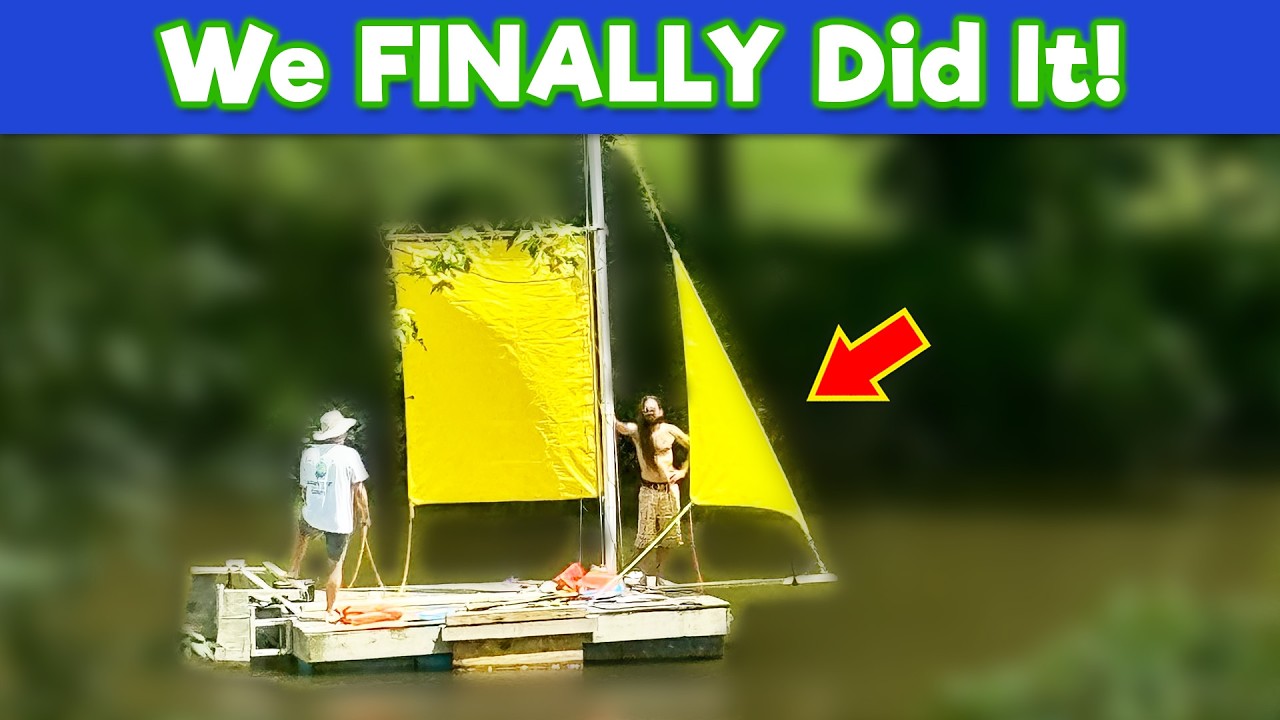 DIY Sail Barge Build Begins (Will It Work?!) - YouTube