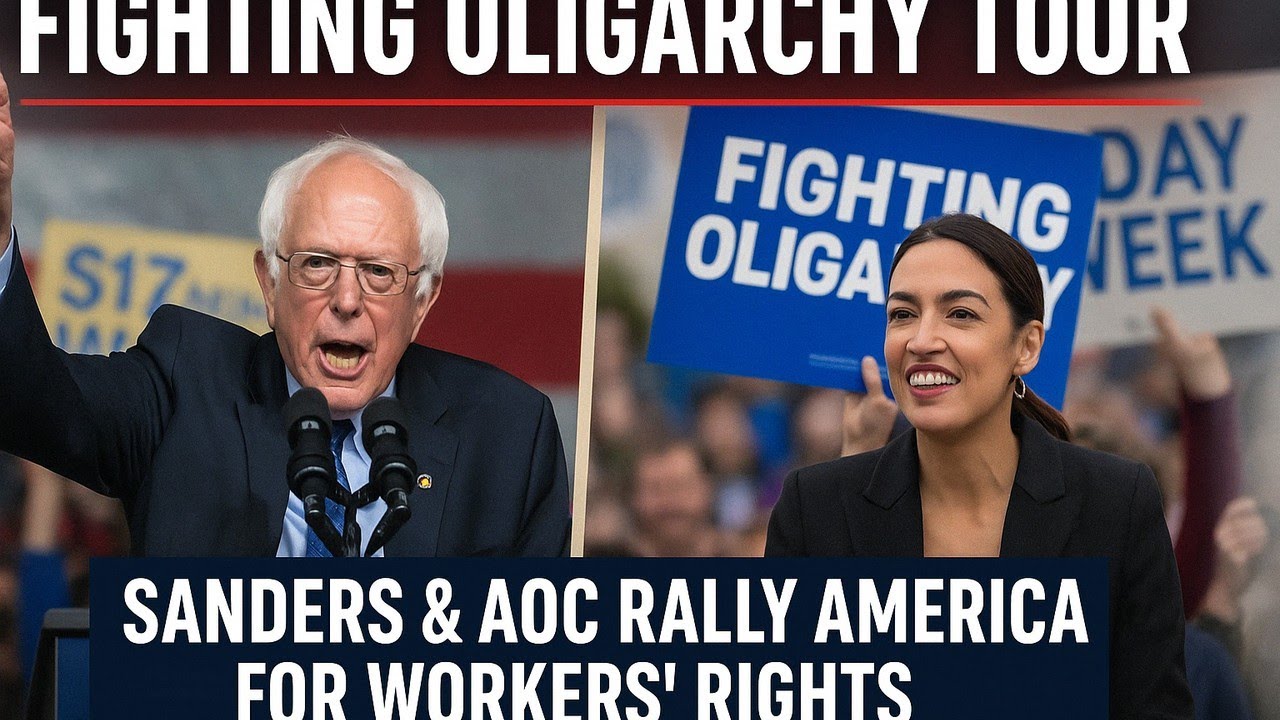 🔥 Bernie Sanders Launches “Fighting Oligarchy” Tour with AOC | State of ...