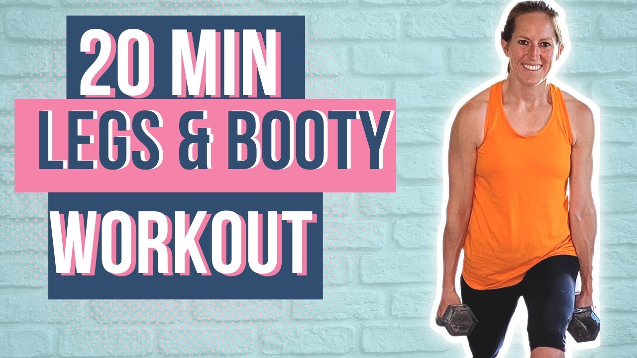 20 MINUTE LOWER BODY DUMBBELL WORKOUT - YouTube