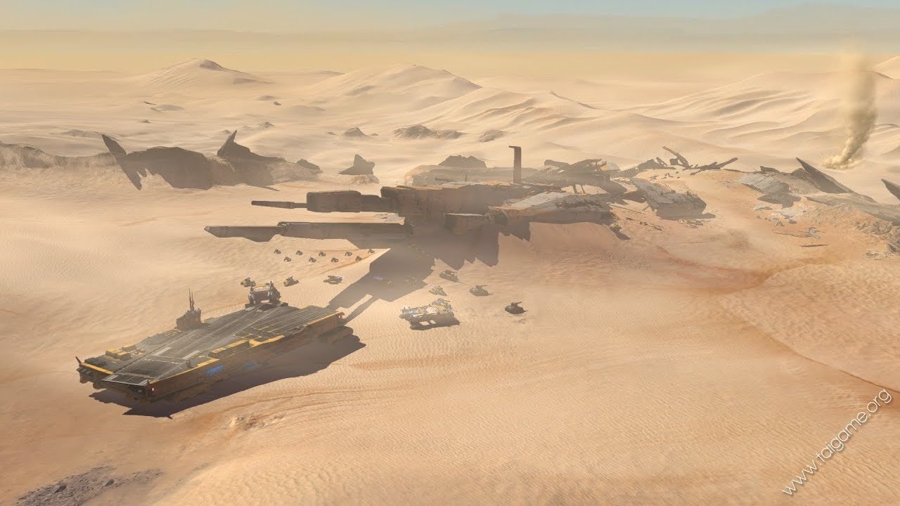 Photorealistic Strategy about War in Desert ! Game Homeworld: Deserts ...