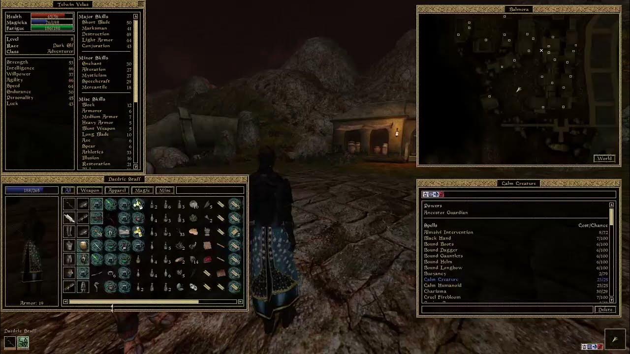 Morrowind Staff/Spell Buff Demo (OpenMW Lua) - YouTube