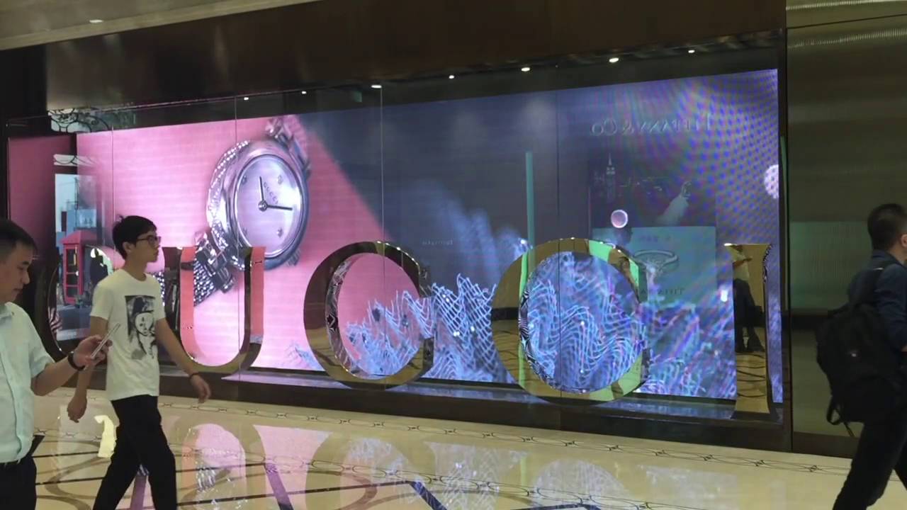 4K Fixed LED screen display for Gucci's store - YouTube