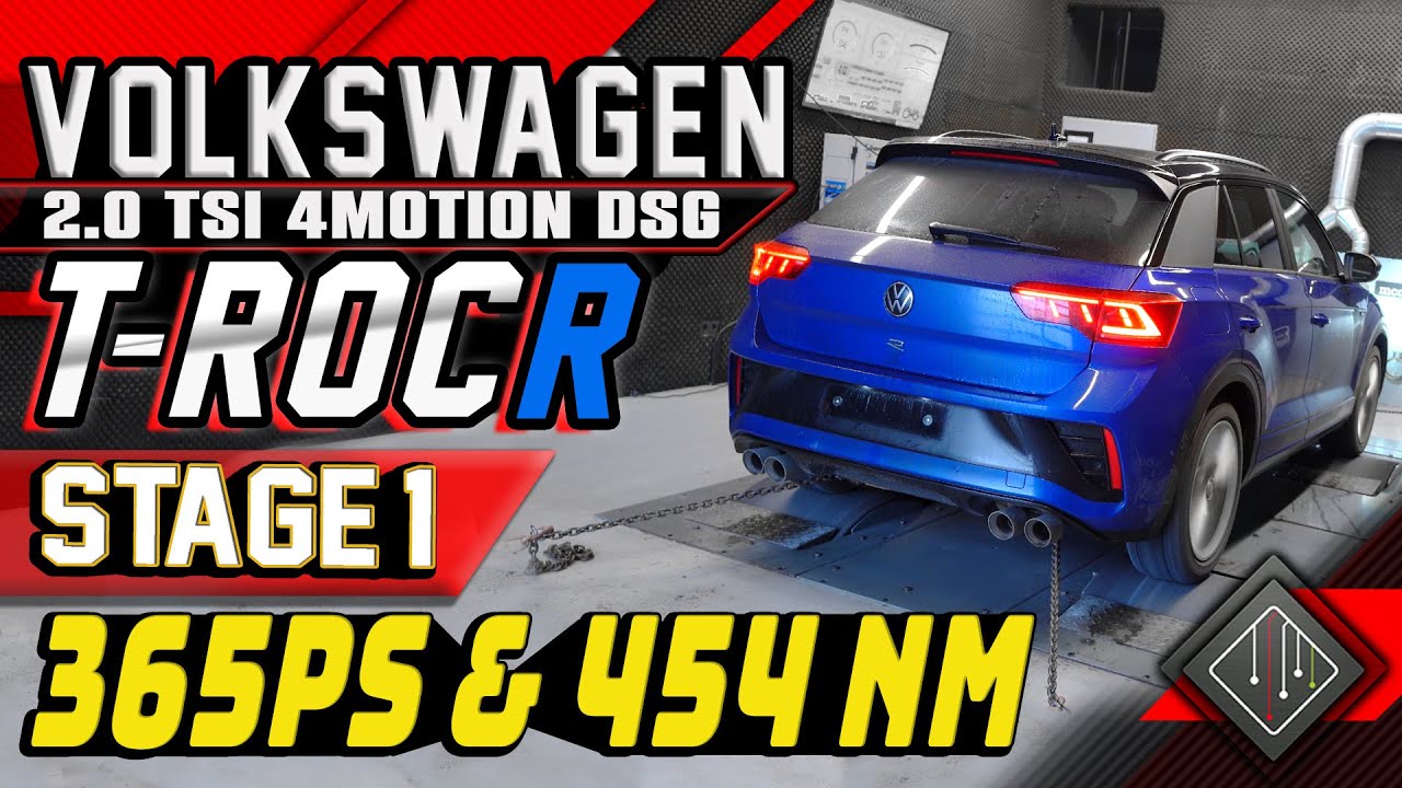 VW T-Roc R 2.0 TSI (300ps) | Softwareoptimierung Stage 1 | 100-200 ...