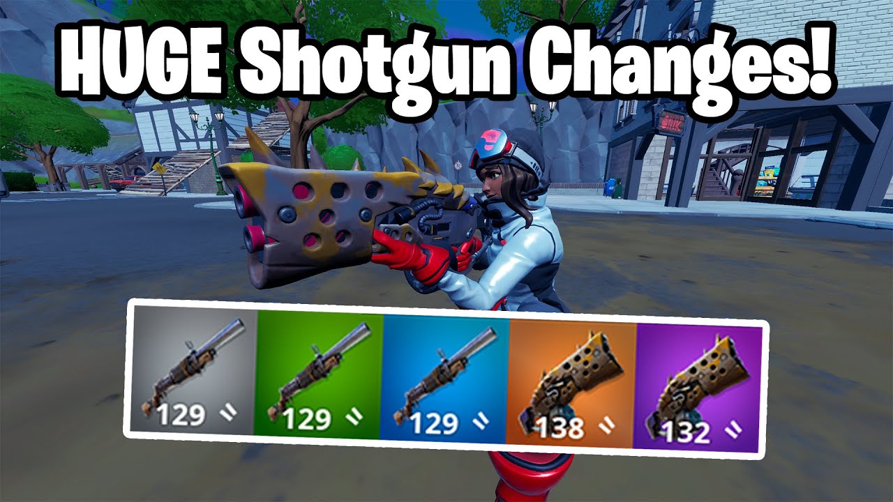 NEW Primal Shotgun Nerfs and Makeshift Shotgun Buffs! | Fortnite Update ...