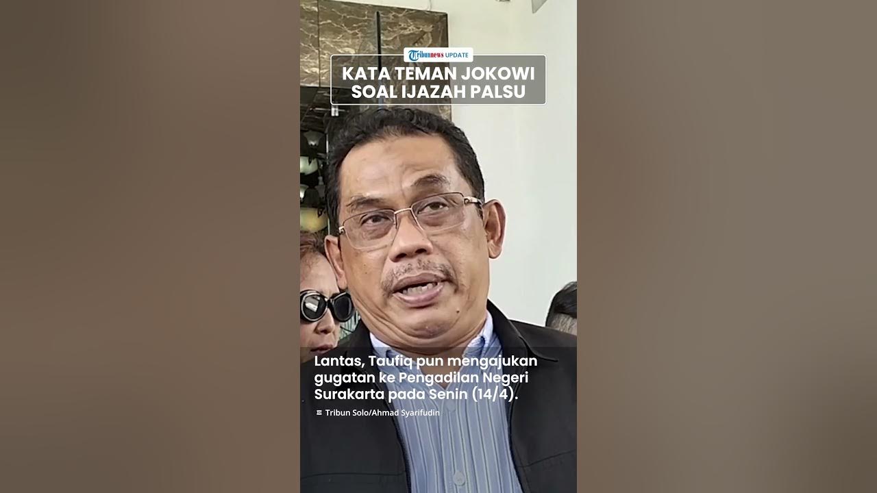 Pengakuan Mengejutkan Rekan Seangkatan Jokowi soal Ijazah SMA, Bukan dari SMAN 6 Solo tapi SMPP ...