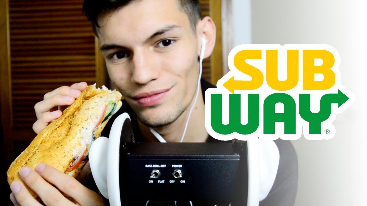 ASMR COMIENDO sándwich de SUBWAY (Mol) - eating asmr - YouTube