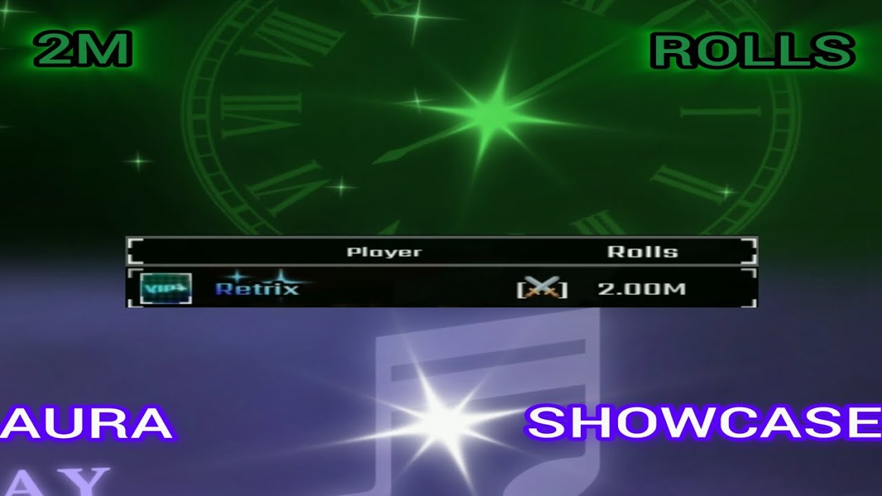 2M Rolls Aura ShowCase In Sols Rng - YouTube