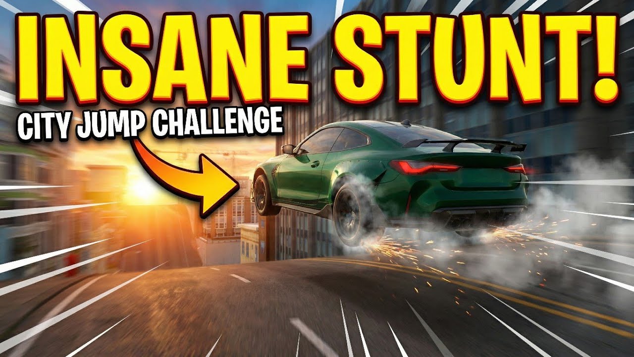 "INSANE Car Jump Over Skyscrapers - YouTube