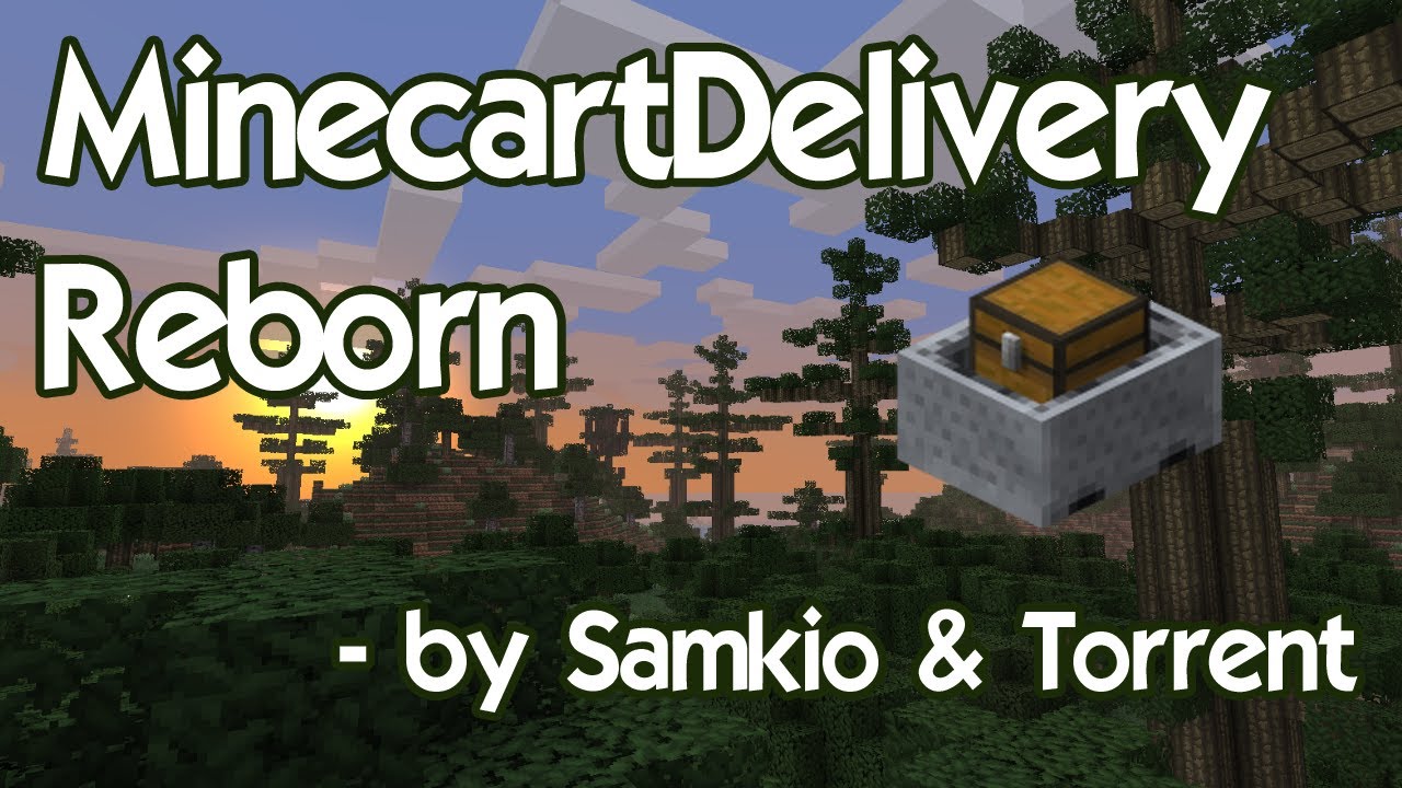 Plugin Showcase - MinecartDeliveryReborn - WoopaGaming - YouTube