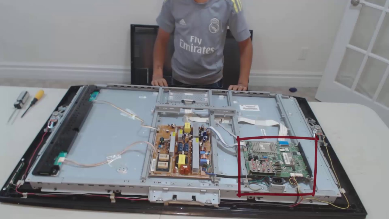 Samsung TV repair : TV not turning on , dead,bad capacitors , repair ...