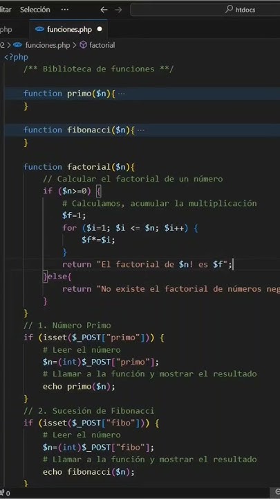 Resolver el Algoritmo del Factorial de un número. Parte 4 #php #coding #tutorial #desarrolloweb ...