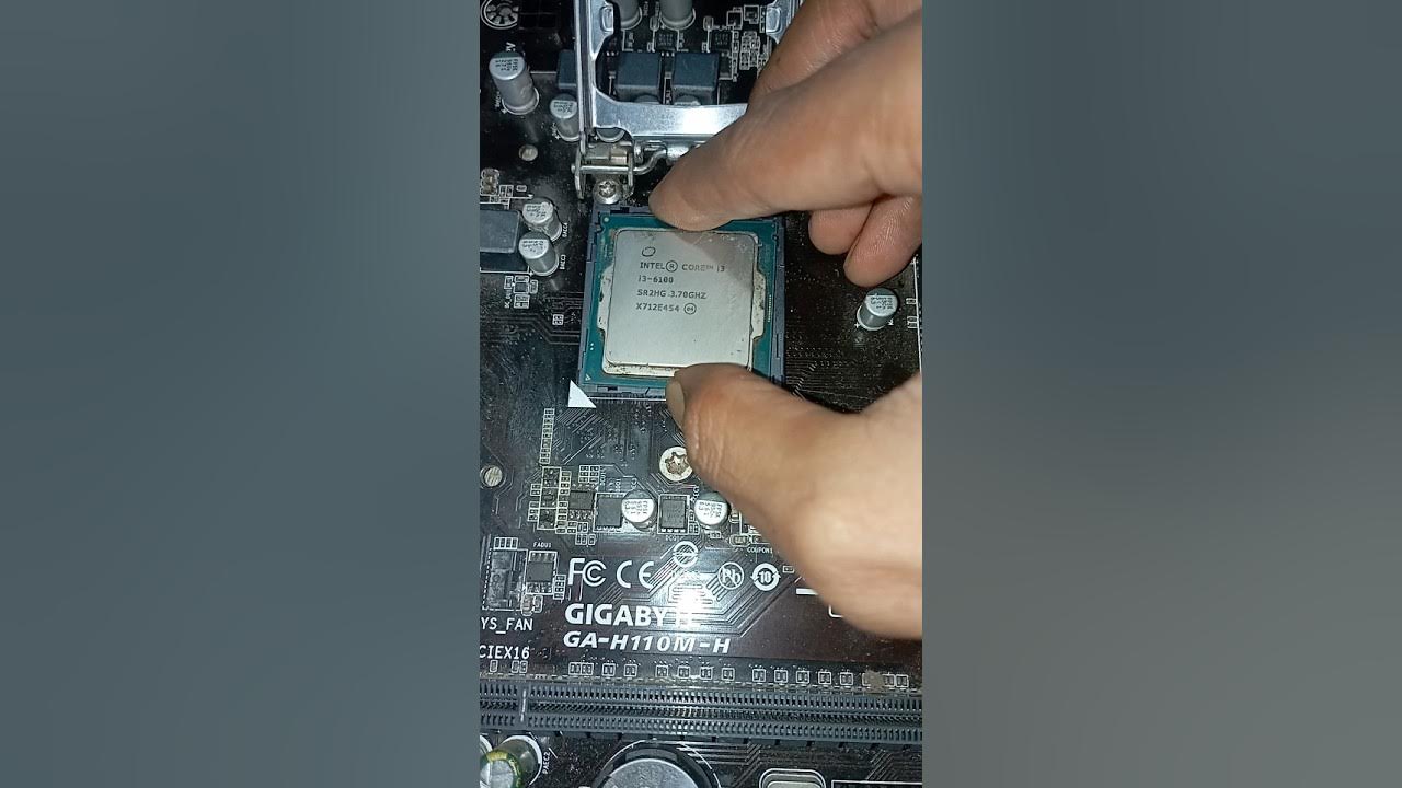 Gigabyte h110m processor install ! #shorts #shortsfeed #shortsviral #shortsyoutube #shortvideo ...