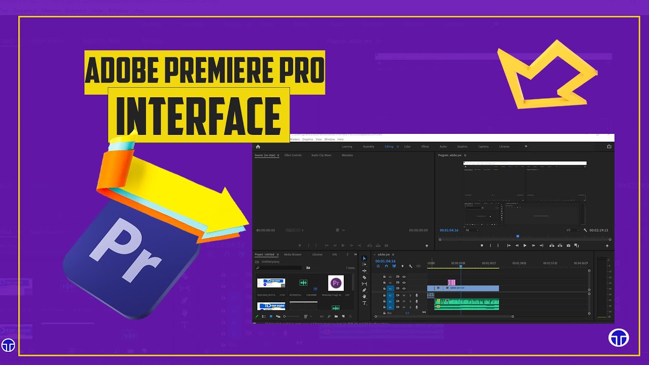 ADOBE PREMIERE PRO: INTERFACE - YouTube