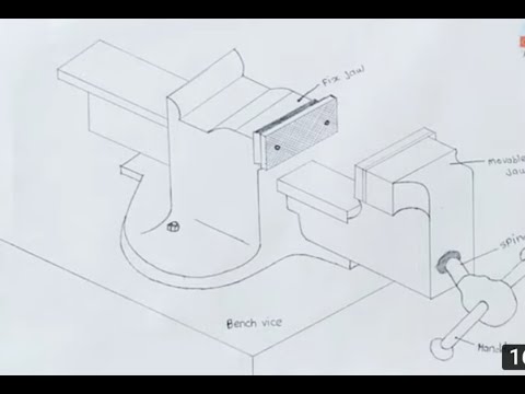 How To Draw Bench Vice, ITI ENGINEERING DRAWING FIRST YEAR ALL TRADE ...