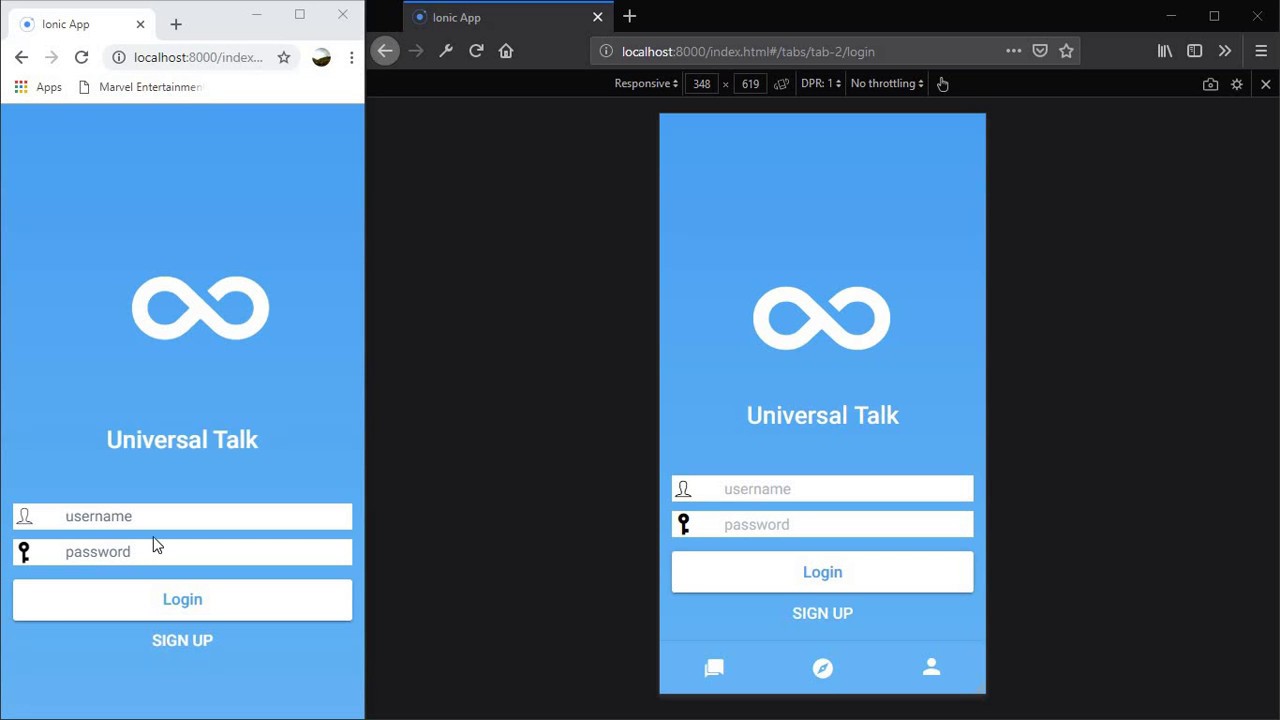'Universal Talk'-Chat app 3rd Semester mobile Application Development ...