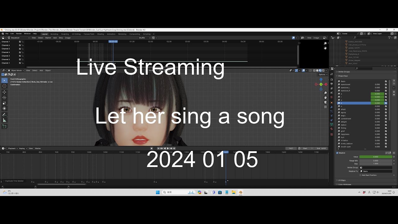 Live Streaming _ Let her sing a song - YouTube