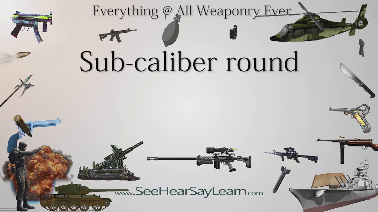 Sub caliber round (Everything WEAPONRY)💬⚔️🏹📡🤺🌎😜 - YouTube