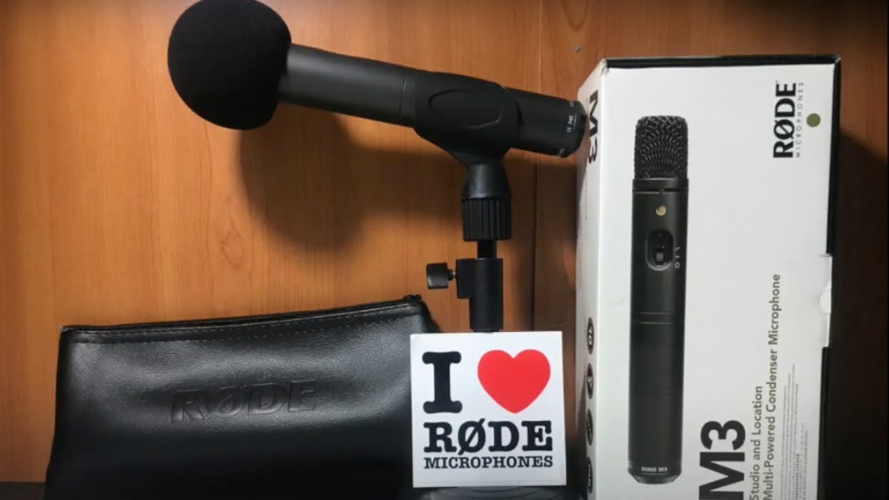 RODE M3 instrument microphone. What's inside the box?? - YouTube