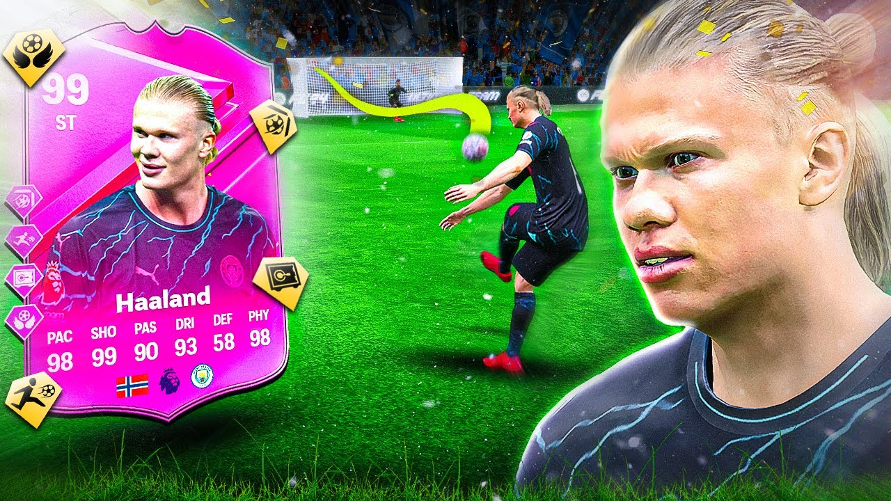 รีวิว 99 ERLING HAALAND FUTTIES🌈 - EA FC 24 ULTIMATE TEAM - YouTube