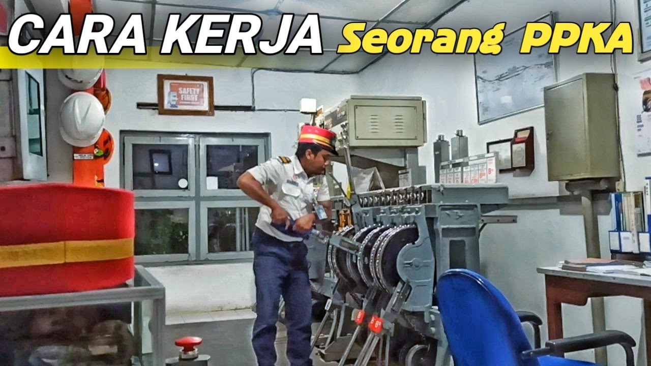 Tugas PPKA Mengatur Perjalanan Kereta Api!! Cara PPKA Melayani Kereta ...