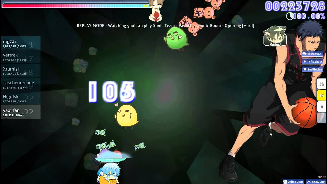 osu! СТВ Sonic Team - Pastiche - Sonic Boom - Opening [Hard] + PF - YouTube