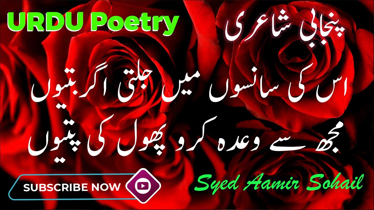 Best Collection of Poetry | Urdu | Punjabi | Shayari - YouTube
