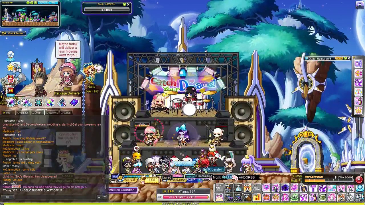 EPIC Leveling to Level 250 Angelic Buster - YouTube