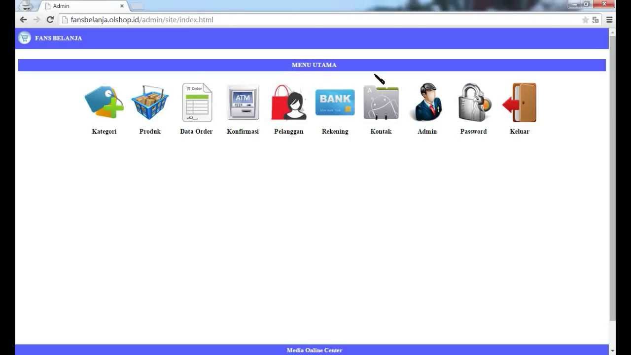 Tutorial Admin Olshop - YouTube