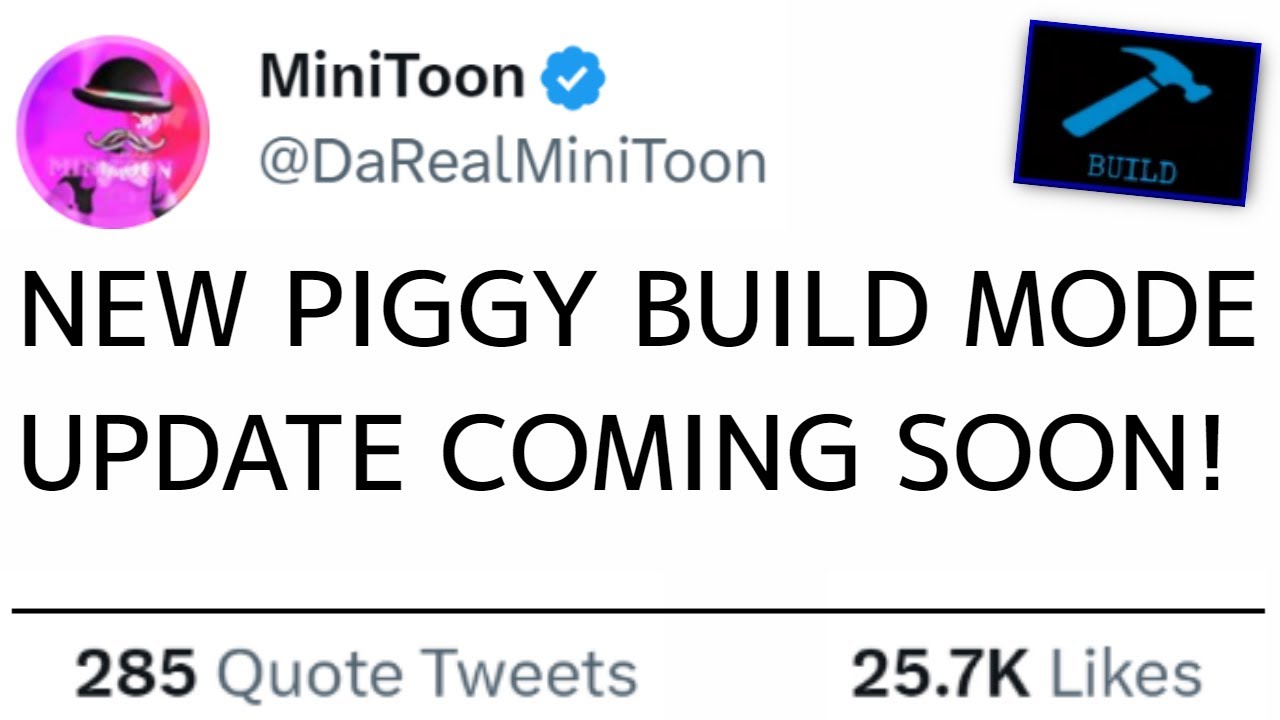 THE NEXT PIGGY BUILD MODE UPDATE HAS BEEN CONFIRMED! (Roblox Piggy ...