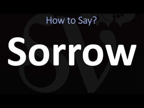 How to Pronounce Sorrow? (CORRECTLY) - YouTube