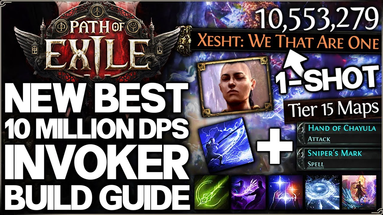 Path of Exile 2 - New Best BROKEN DPS Invoker Build Guide - OP Stormwave Unbound Avatar Monk ...
