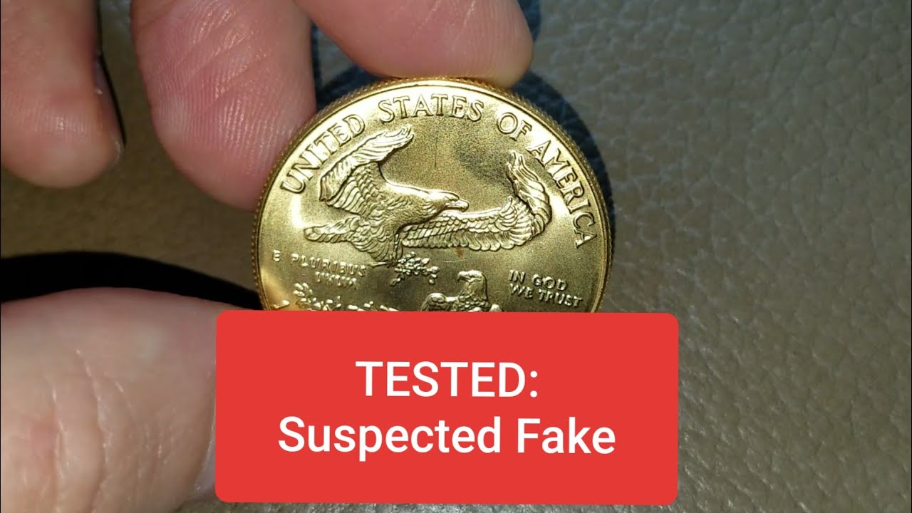 TESTED: Suspected Fake Gold American Eagle - Sigma Metalytics Precious ...