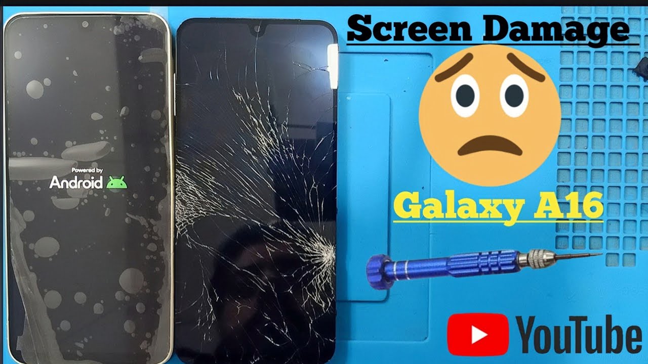 Samsung Galaxy A16 5G Display Damage / Replacement & disassembly phone ...