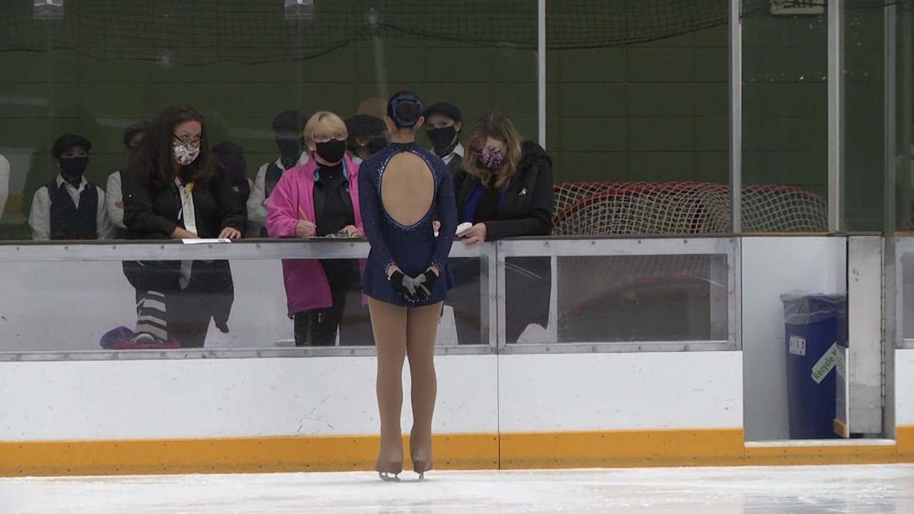 Crystal ISI Figure Skating Level 7 Test -- Passed! - YouTube