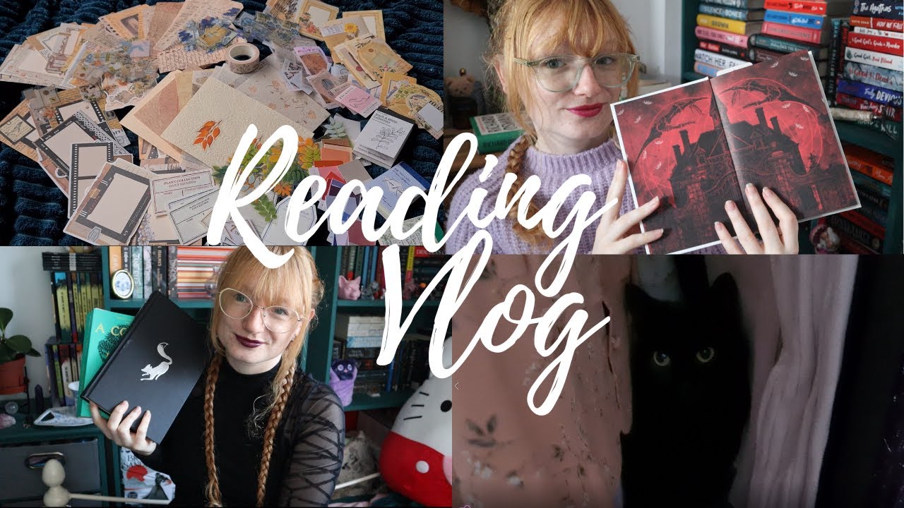 Reading Vlog ~ Reading a perfect spooky book ~ book mail ~ Finishing 3 ...