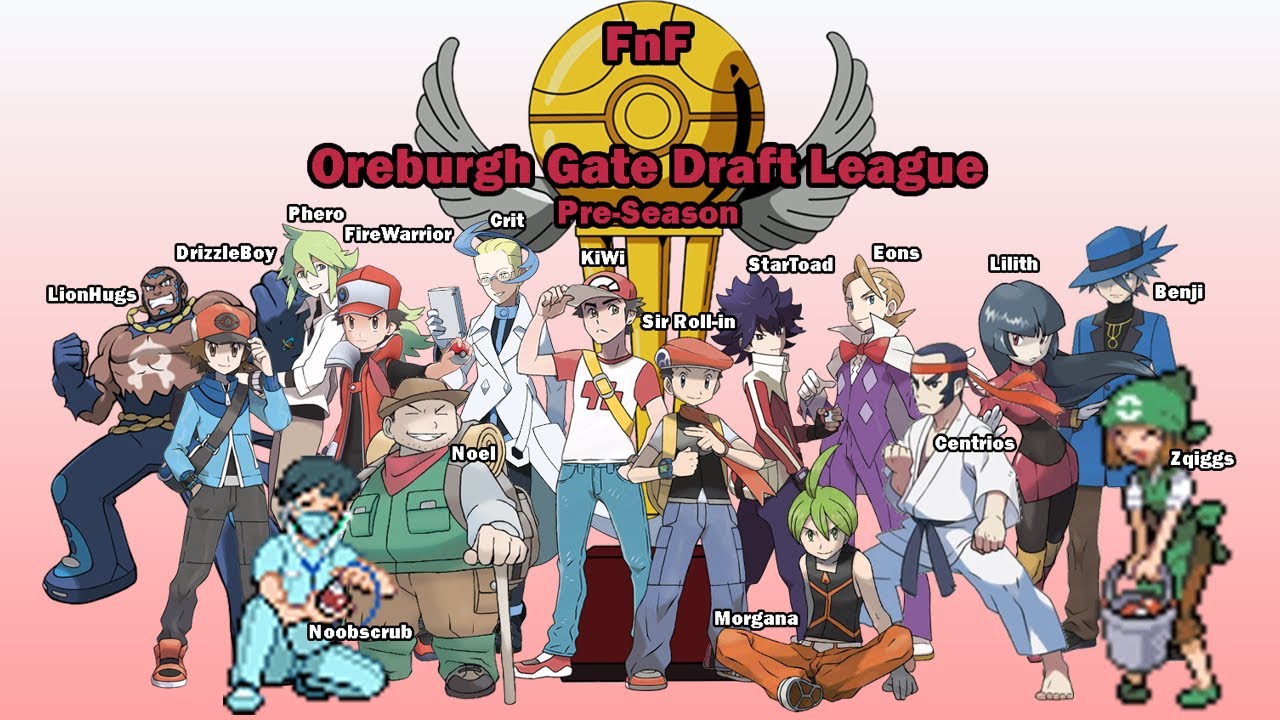 FnF Oreburgh Gate Draft League S0 - Drafting Process (Complete) - YouTube