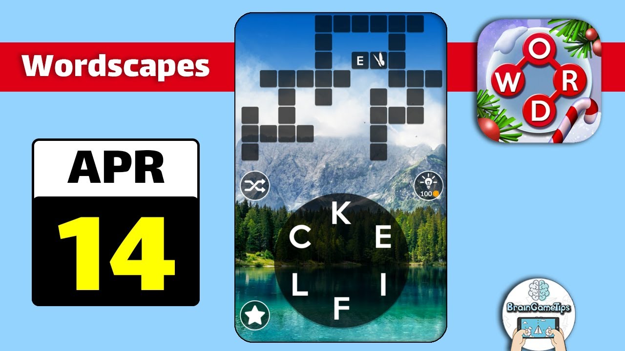 Wordscapes April 14 2021 Daily Puzzle Walkthrough - YouTube