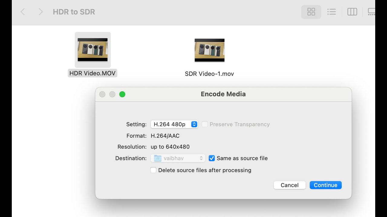 How to Convert HDR Video to SDR Video using MacBook - EASIEST METHOD ...