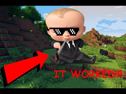 HOW TO SPAWN BOSS BABY IN MINECRAFT!! - YouTube