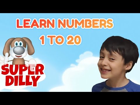 Learn numbers from 1 to 20 with Super Dilly/numeros del 1 al 20 en ...