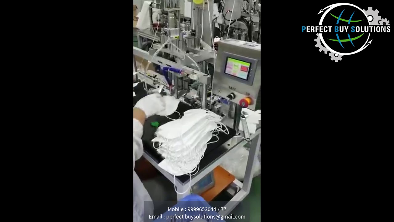 Semi Auto Ear Loop Ultrasonic Sealing Machine (Rotary Model 4 Point) - YouTube
