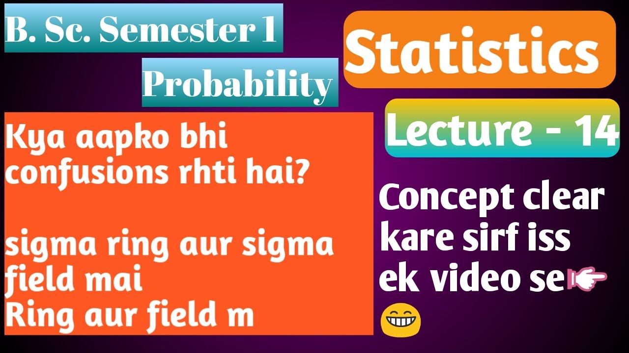 Class of set, ring, sigma ring/algebra ring, sigma field - YouTube