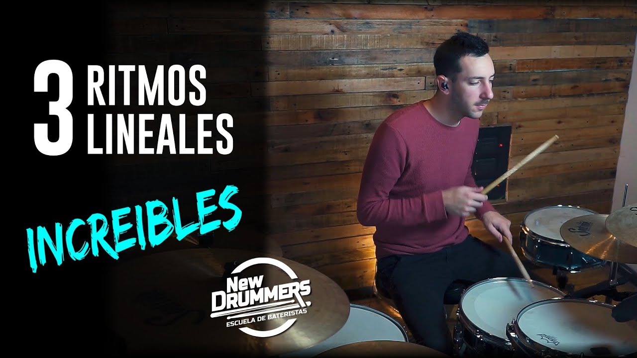 RITMOS LINEALES - Clases de BATERIA con @MGabottiDrums - YouTube